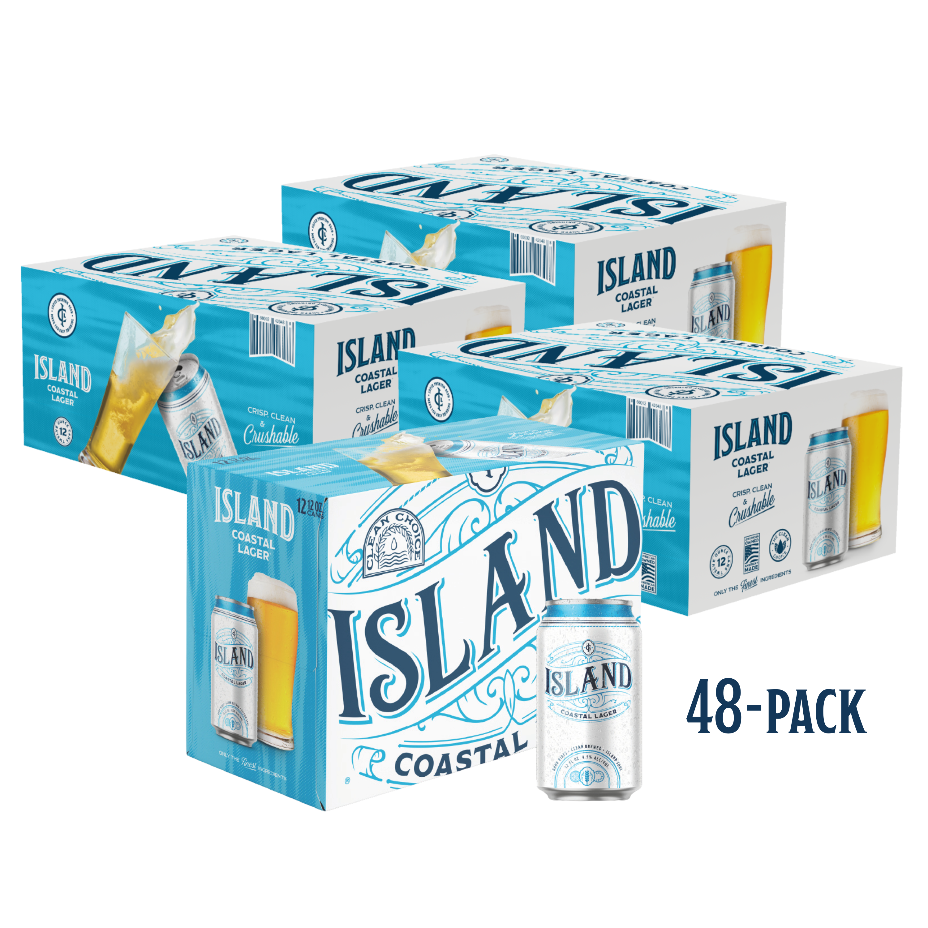 Island Coastal Lager | 48-Pack – Island Brands USA
